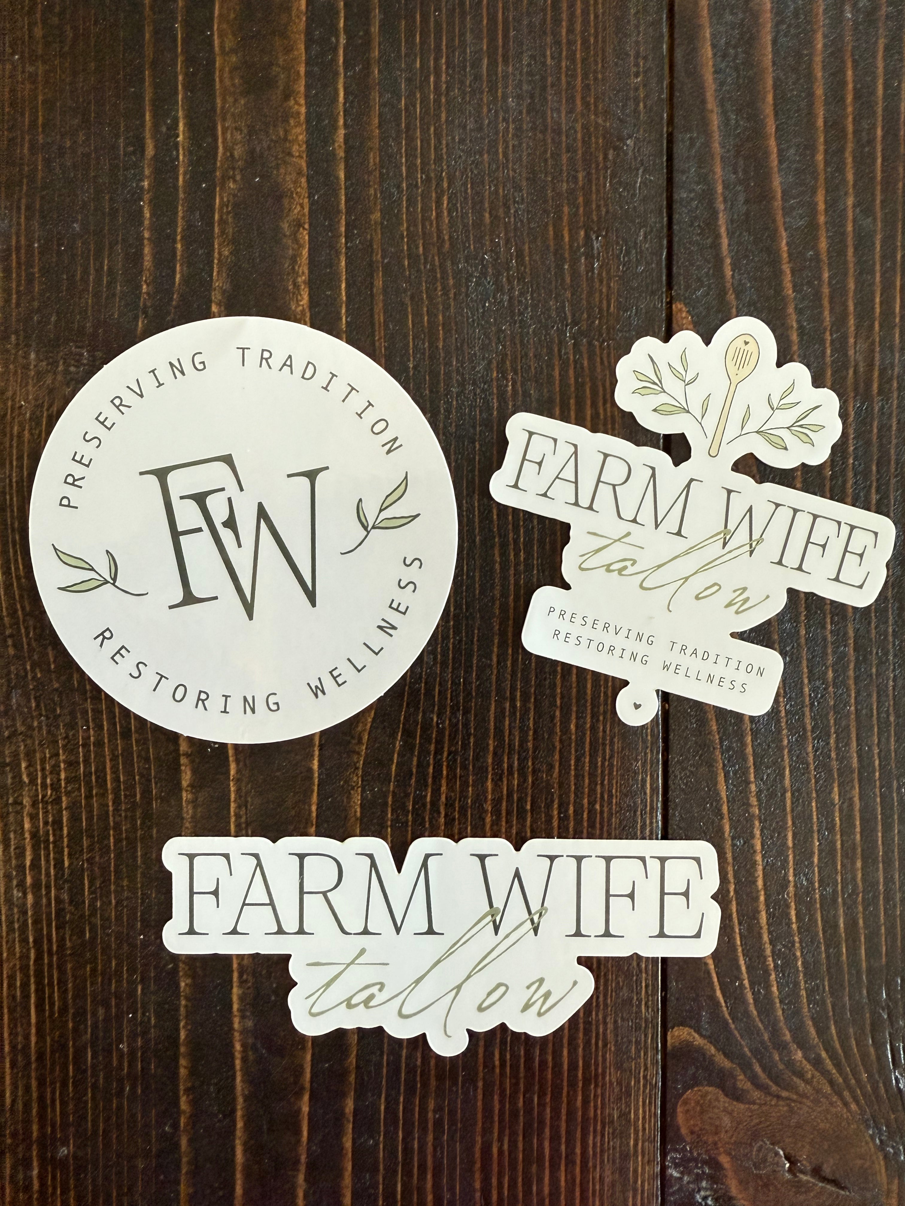 Stickers – Farm Wife Tallow